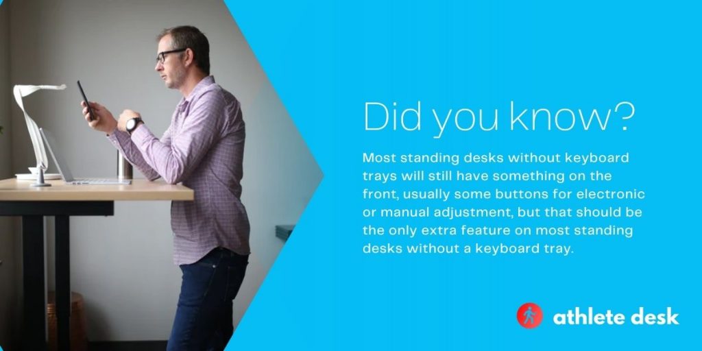 Best Standing Desk Without Keyboard Tray (2022 Review) - Athlete Desk