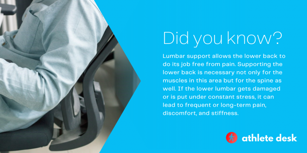 How to Adjust the Lumbar Support for an Office Chair | Athlete Desk